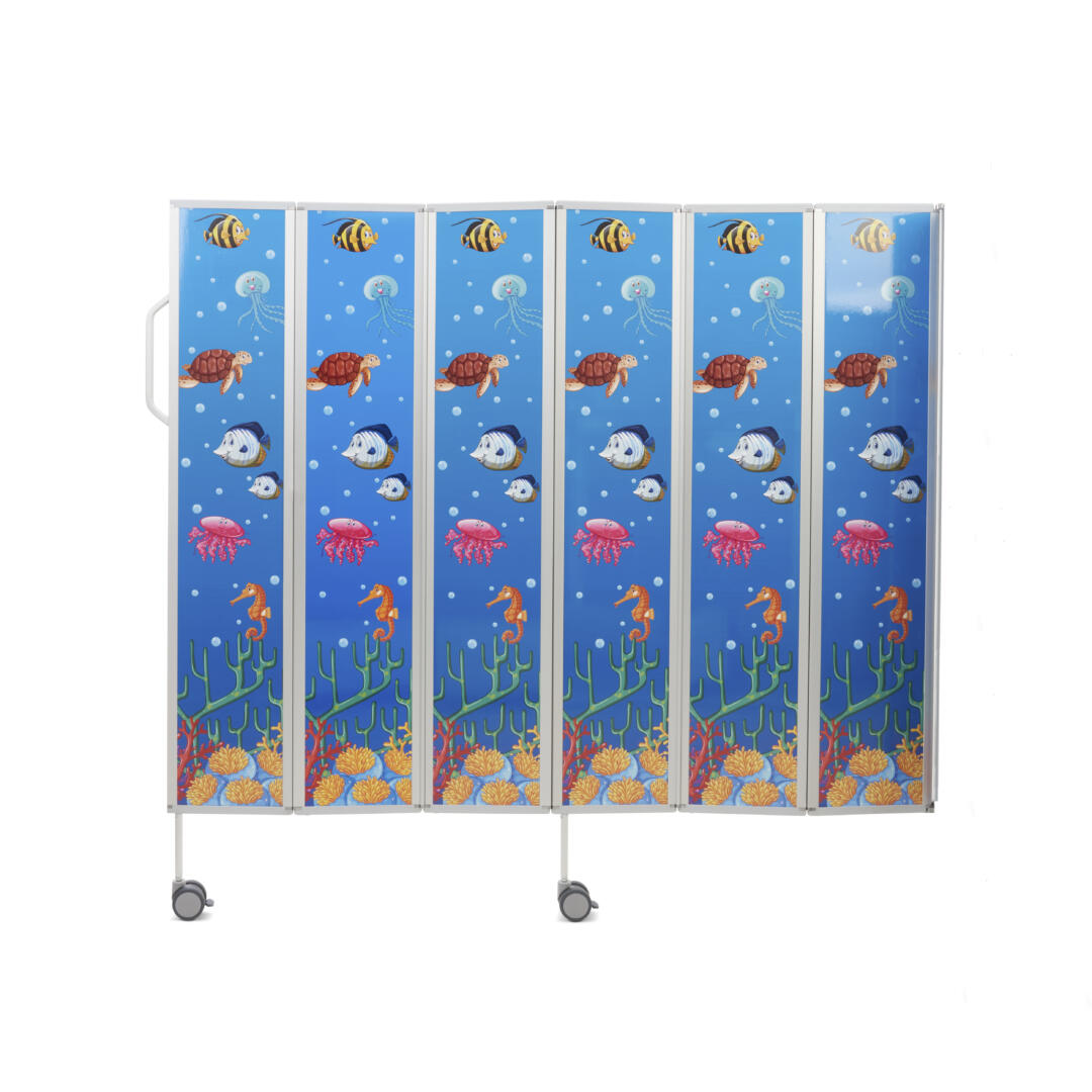 Premium Wall-mounted Folding Paediatric Privacy Screen | Ocura