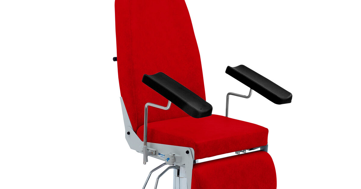 Valence Hydraulic Blood Sampling Chair - height-adjustable,… | Ocura