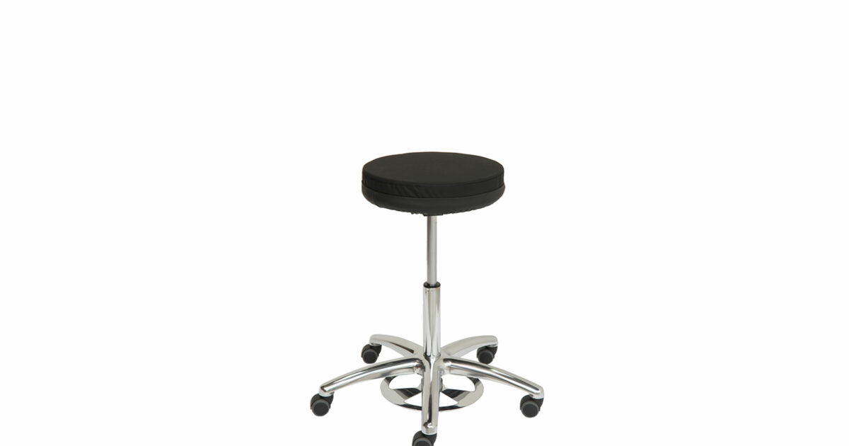 Bute Surgeons Stool - foot-operated height adjustment,… | Ocura
