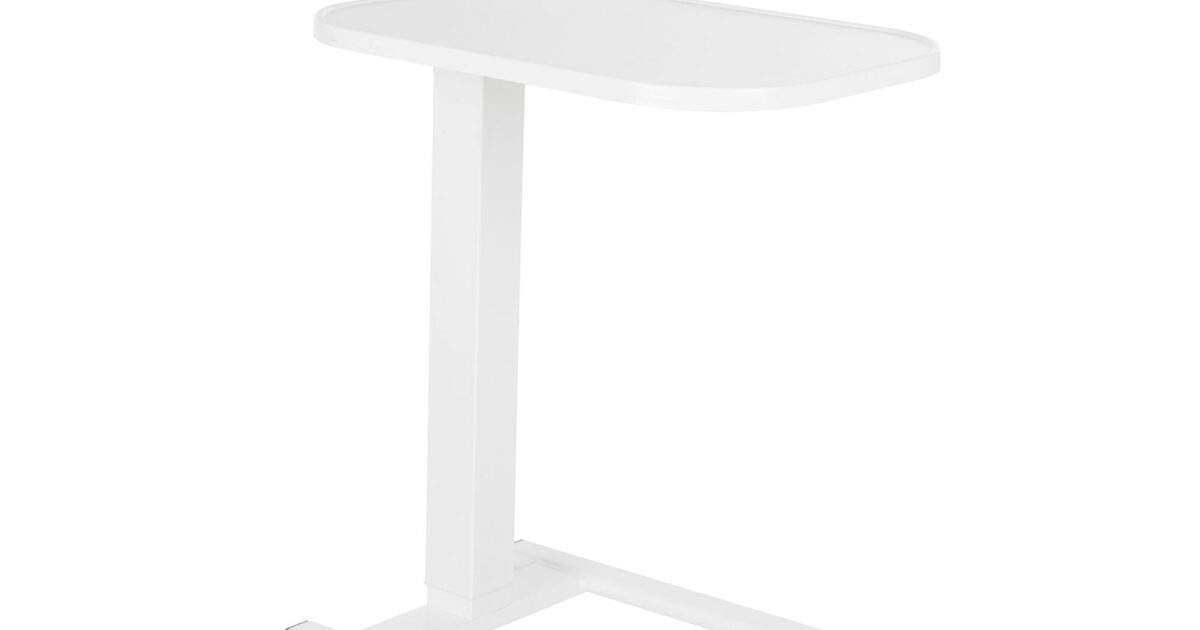 curaCARE Easy Clean Overbed Table, compact | Ocura
