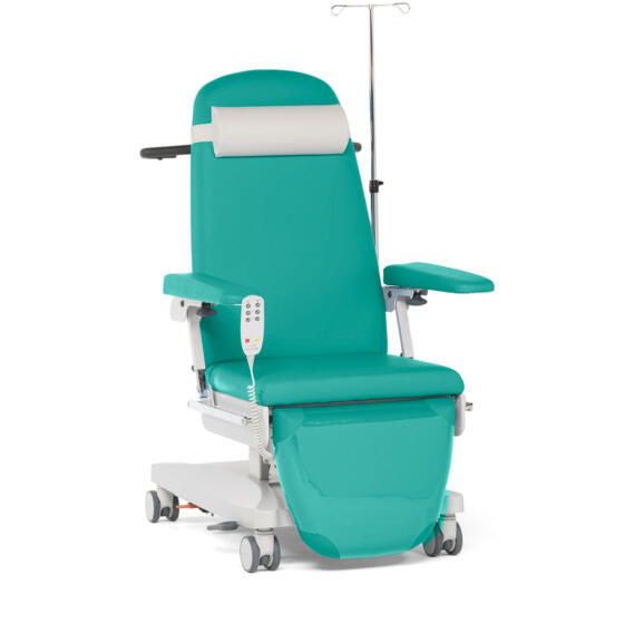 Manual height-adjustable hospital patient reclining chair… | Ocura