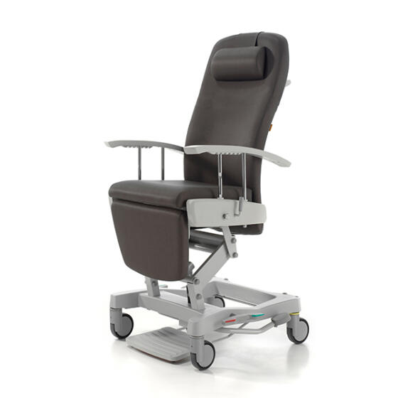 Manual height-adjustable hospital patient reclining chair… | Ocura